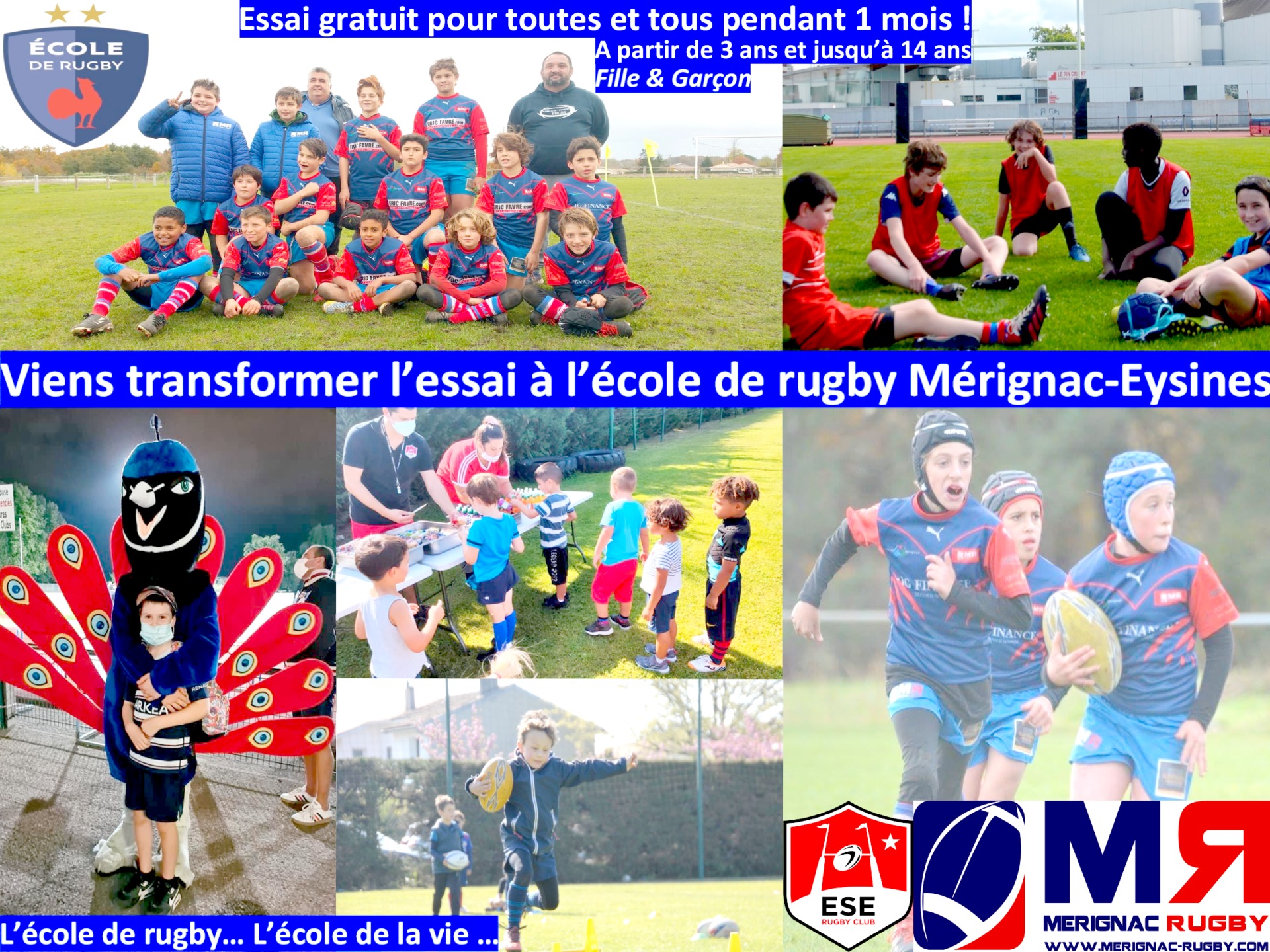 Viens transformer l'Essai - Mérignac Rugby - ASMR